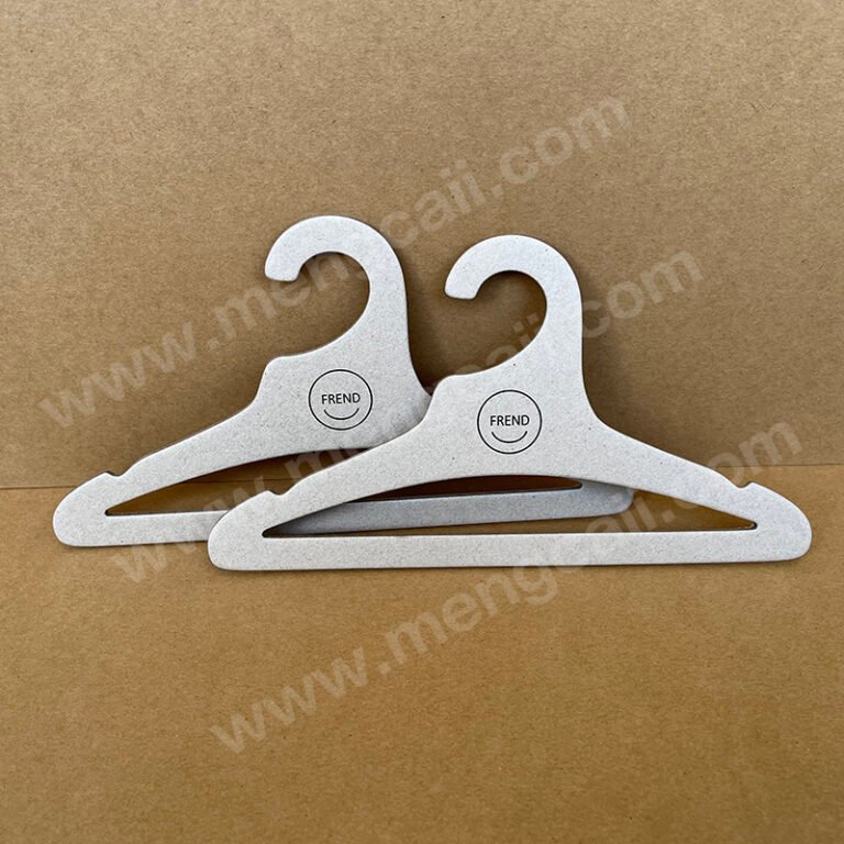 Customize natural color paper hangers eco-friendly cardboard hangers ...