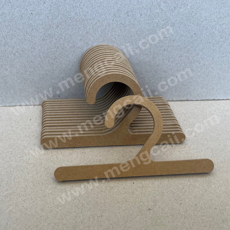 Paper hooks made of FSC recycled kraft cardboard, in a straight shape ...