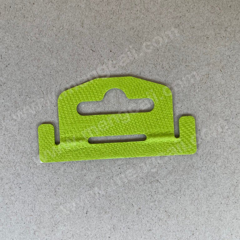 The packaging box paper hook developed by Mengcaii is made of renewable ...
