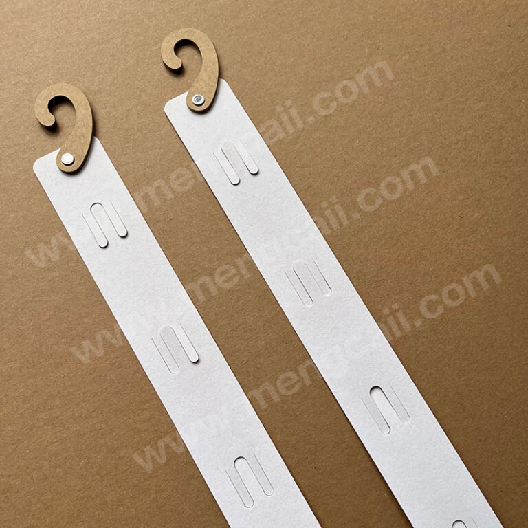 Do supermarket hanging strips have to be made of plastic? No, it can be ...